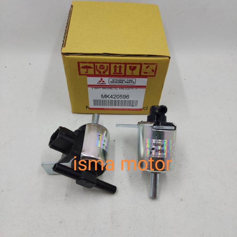 Jual Valve 3 way magnetic switch engine brake canter PS125 24V turbo ...