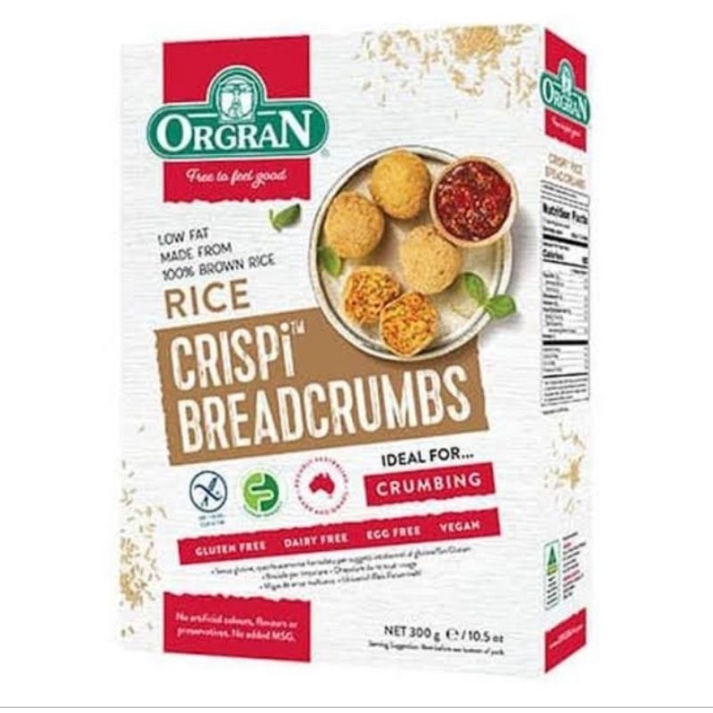 Jual Orgran Gluten Free Rice Bread Crumbs 300 Gr | Shopee Indonesia