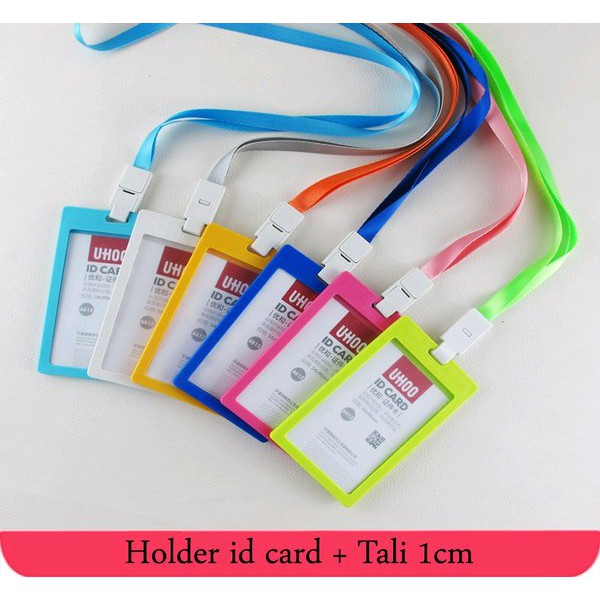Jual Card Holder / Name Tag Colour / Kartu Casing ID Card / Tanda ...