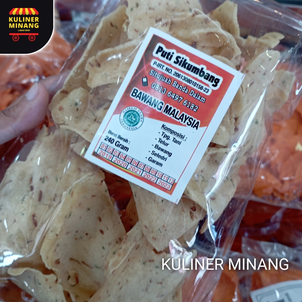 Jual Kue Bawang Malaysia Puti Sikumbang Oleh-Oleh Asli Cemilan Kampung ...
