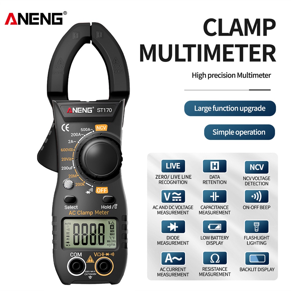 Jual PREORDER ANENG ST170 Meteran Klem Pintar 1999 Pengukur Jarak ...