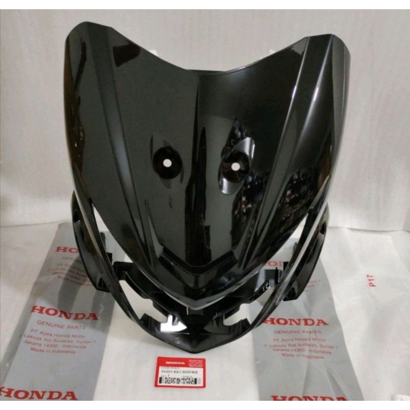 Jual Tebeng Cover Lampu Depan Panel Beat Pop Hitam Original K61 ...