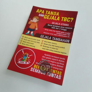 Jual Poster Kesehatan - Poster Tanda dan Gejala Tuberculosis - Poster ...