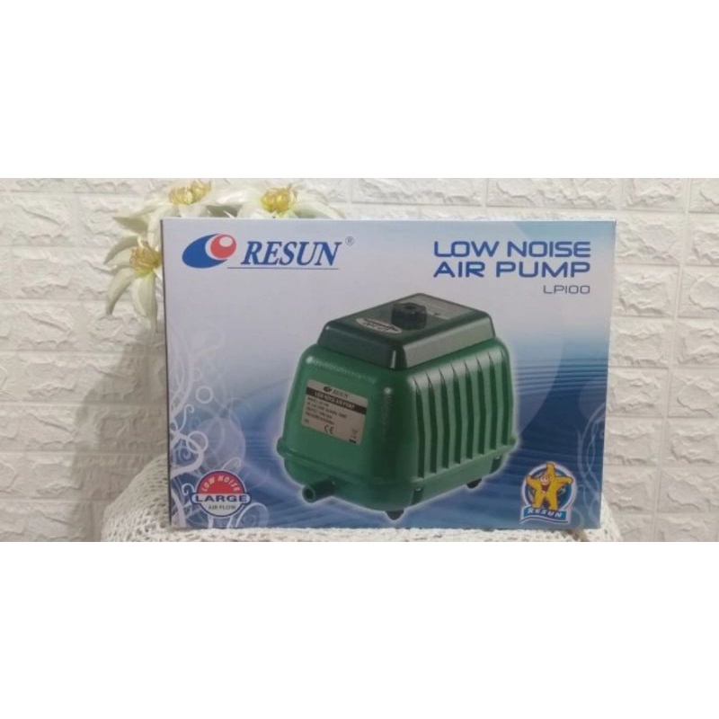 Jual RESUN LP-100 Pompa Udara Aerator Low Noise Air Pump Blower 100w ...