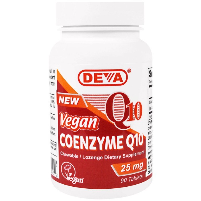 Jual New Deva Vegan Q10 Coenzyme Q10 25mg 90 Lozenges Tabs Sel Glukosa ...
