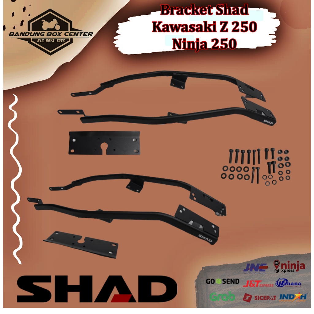 Jual Bracket Box Kawasaki Z250 atau Breket Shad Original Motor Kawasaki ...