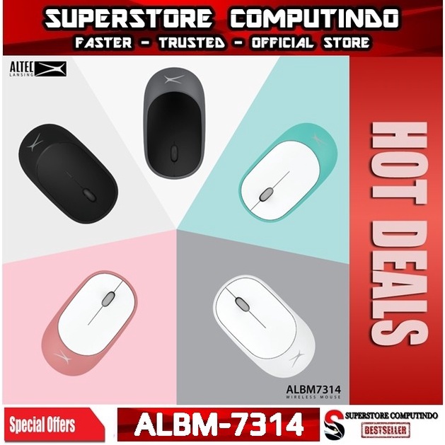 Jual Mouse Wireless Altec Lansing ALBM-7314 Silent |Altec ALBM7314 ...