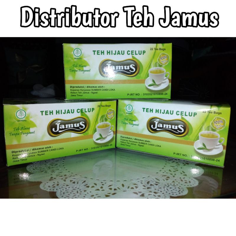 Jual TEH HIJAU CELUP JAMUS HERBAL (Teh Alami Tanpa Pengawet) | Shopee ...