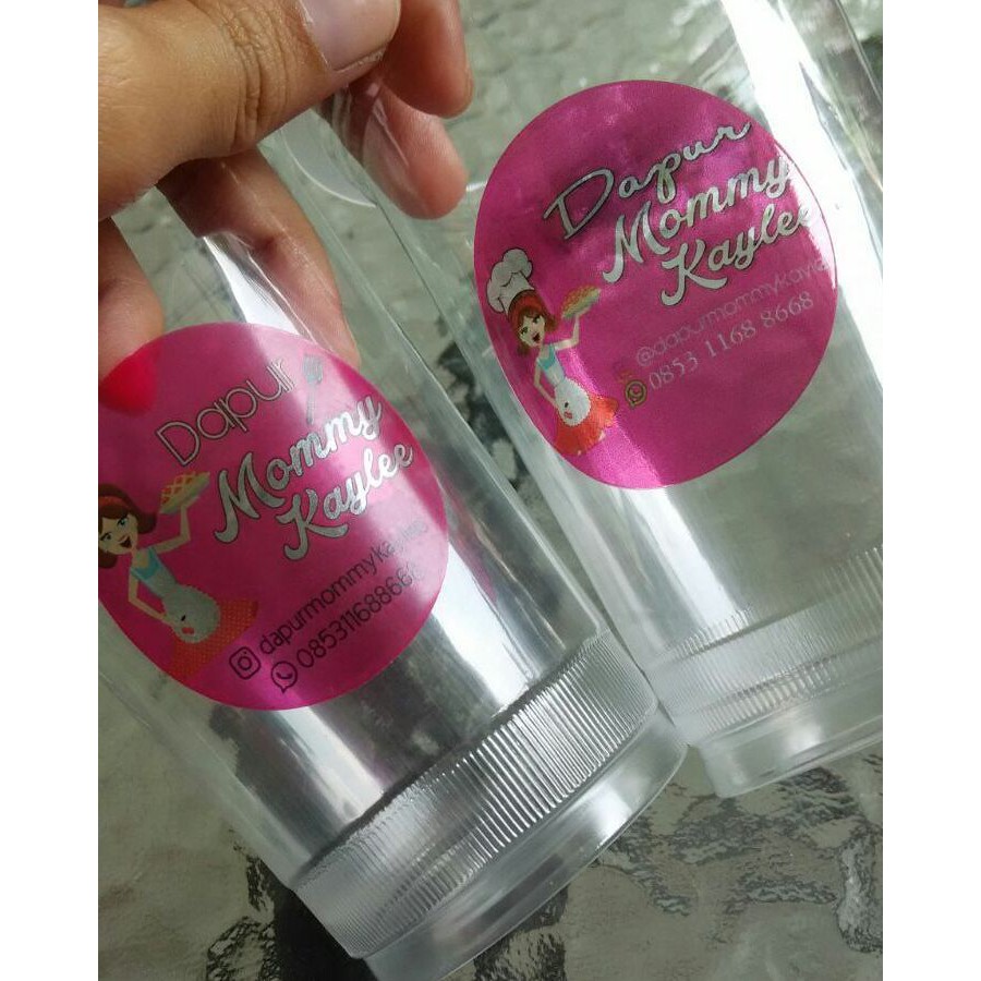 Jual Stiker LABEL PRODUK & STICKER KEMASAN Bahan Transparan | Shopee ...