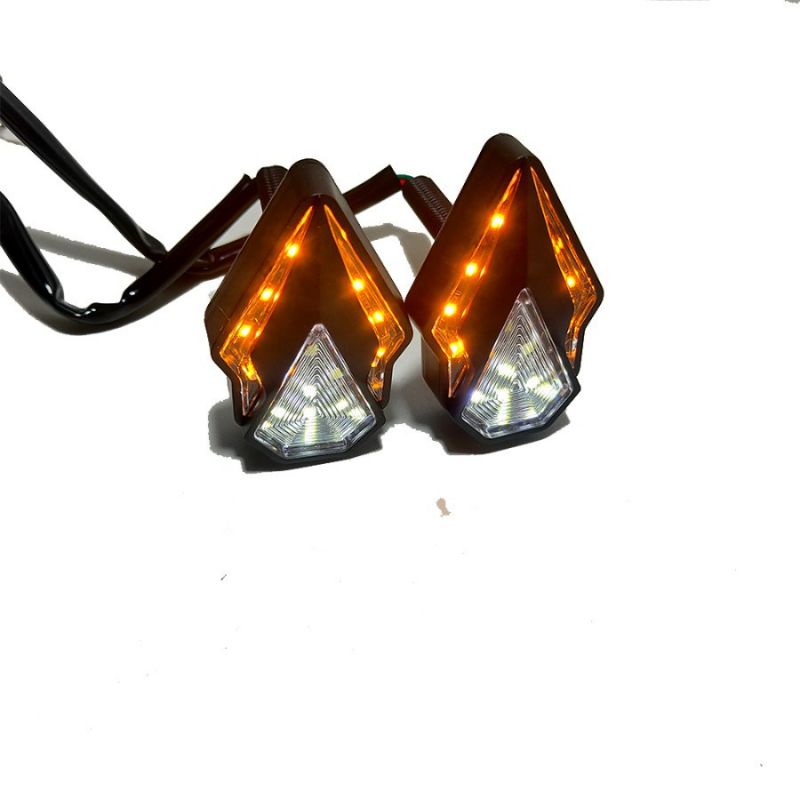 Jual Lampu Sein Tempel Led 2in1 Sen Tempel Segitiga Neon Universal untuk Motor Fairing | Shopee ...
