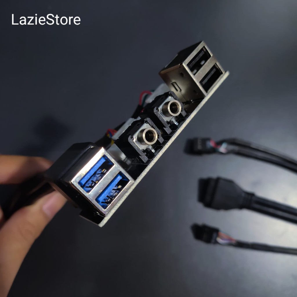 Jual Kabel Front Panel 2 USB 3.0 + USB 2.0 + Port HD PC Custom Open Air ...