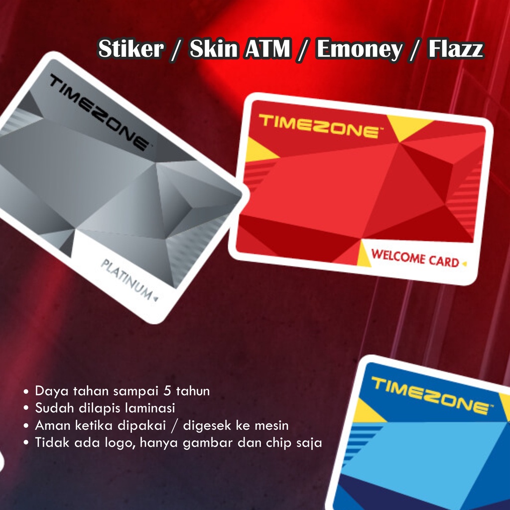 Jual Stiker / Garskin / Skin ATM Kartu Timezone | Shopee Indonesia
