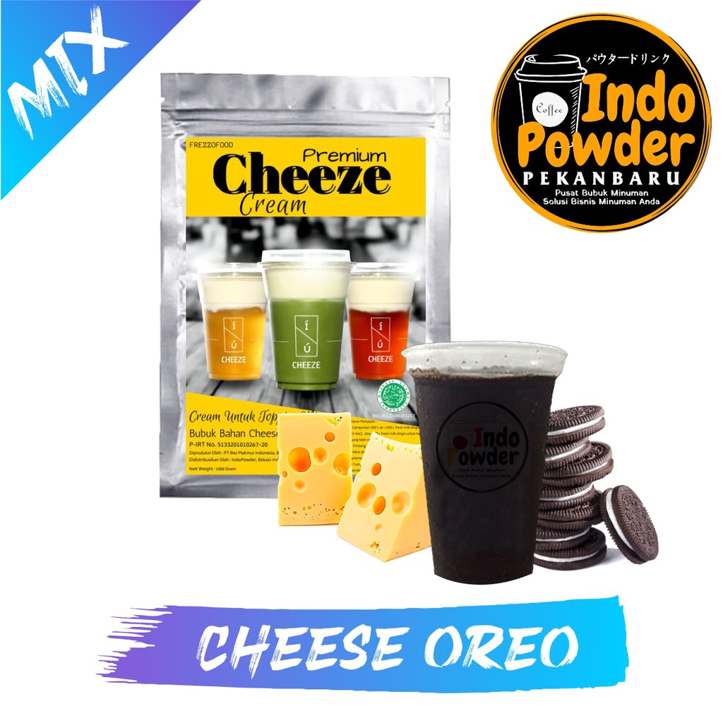 Jual Bubuk CHEESE OREO bubuk Minuman 1 Kg / Cheese Tea Powder / Bubuk ...