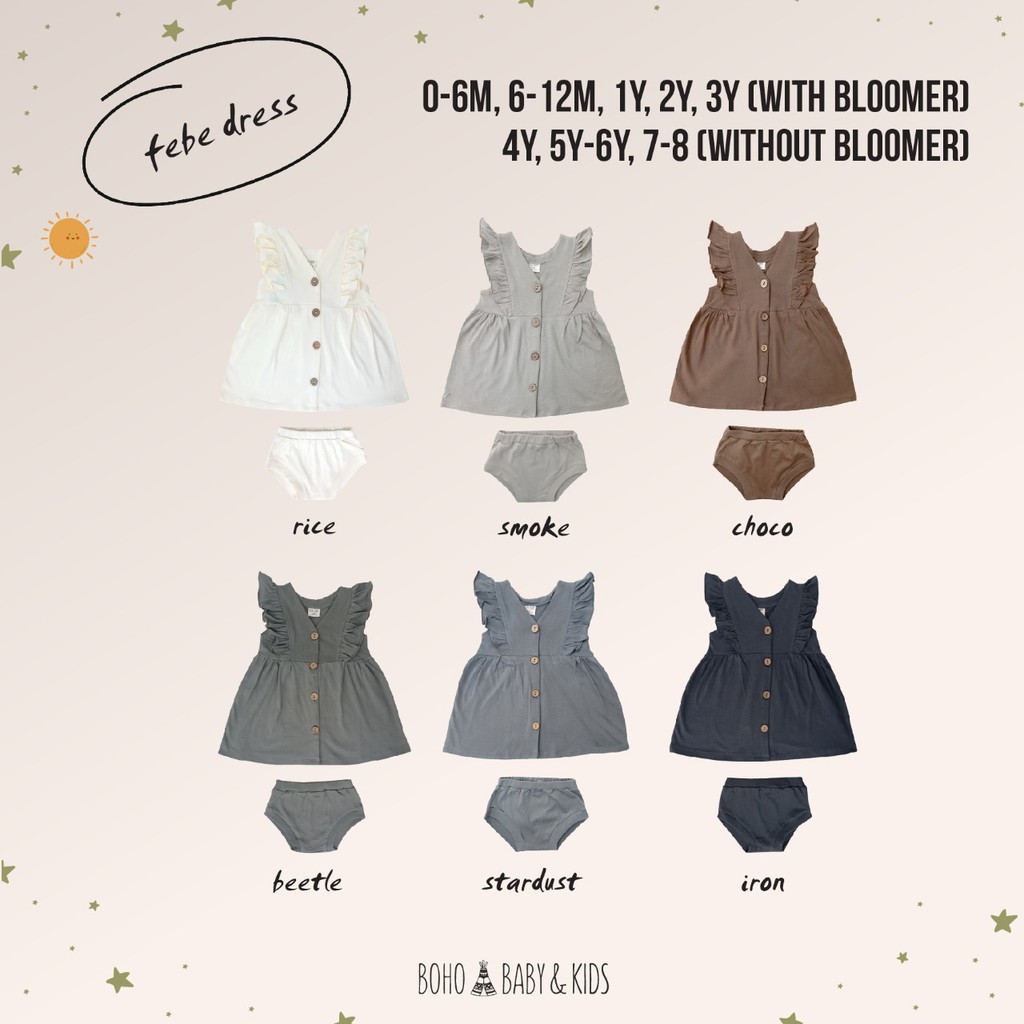 Jual Bohopanna - Bohobaby Febe Dress II | Shopee Indonesia