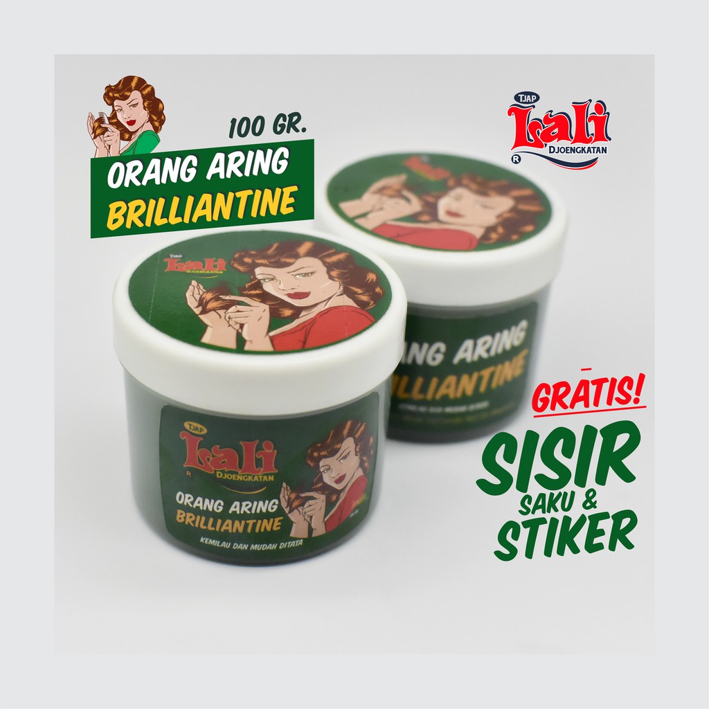 Jual POMADE - LALI JUNGKATAN ORANG ARING BRILLIANTINE 100 GR ...