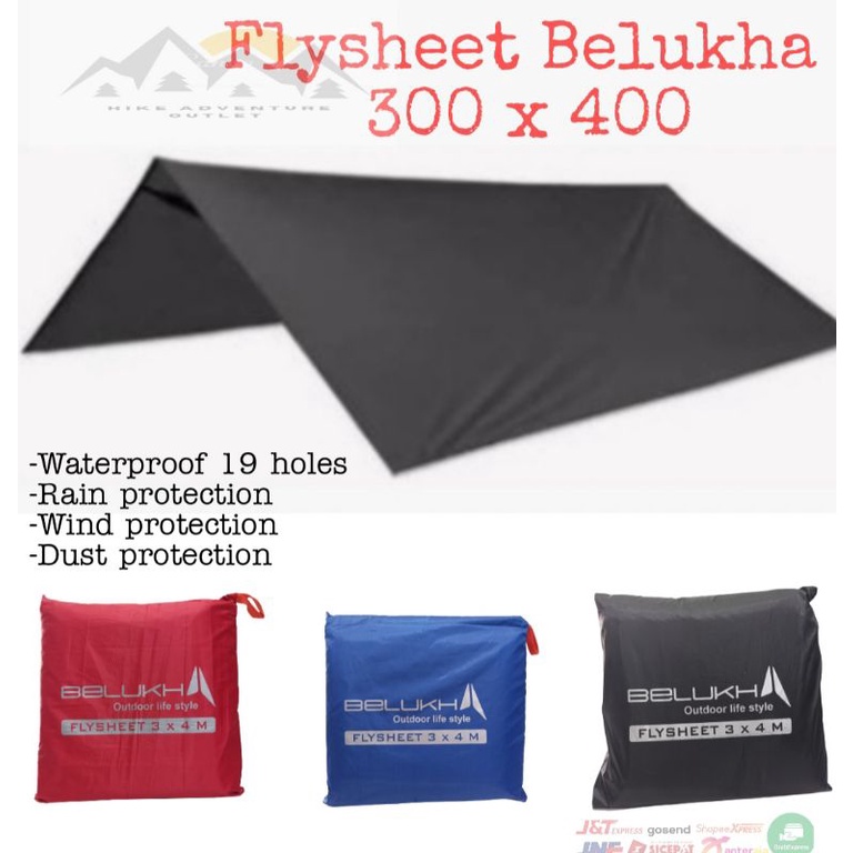 Jual Flysheet 3x4 Alas penutup Tenda Camping Outdoor | Shopee Indonesia