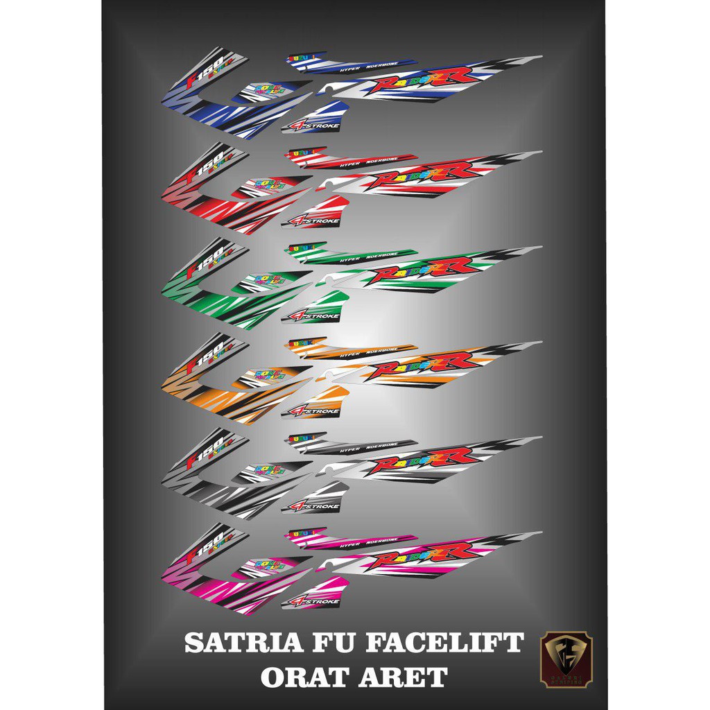 Jual sticker motor satria fu facelift | Shopee Indonesia
