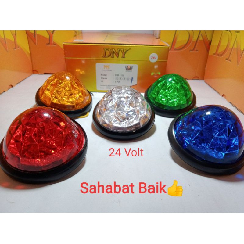 Jual LAMPU LED SAMPING BAK TRUK KONTAINER BOX DNY 333 UNIVERSAL 24 VOLT | Shopee Indonesia