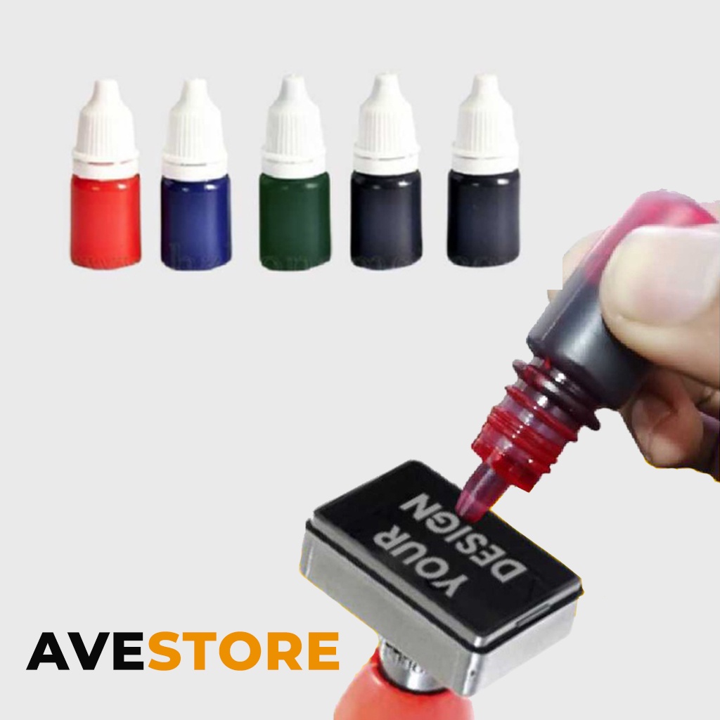 Jual Tinta Isi Ulang Stempel Flash 5ml Warna Merah | Shopee Indonesia