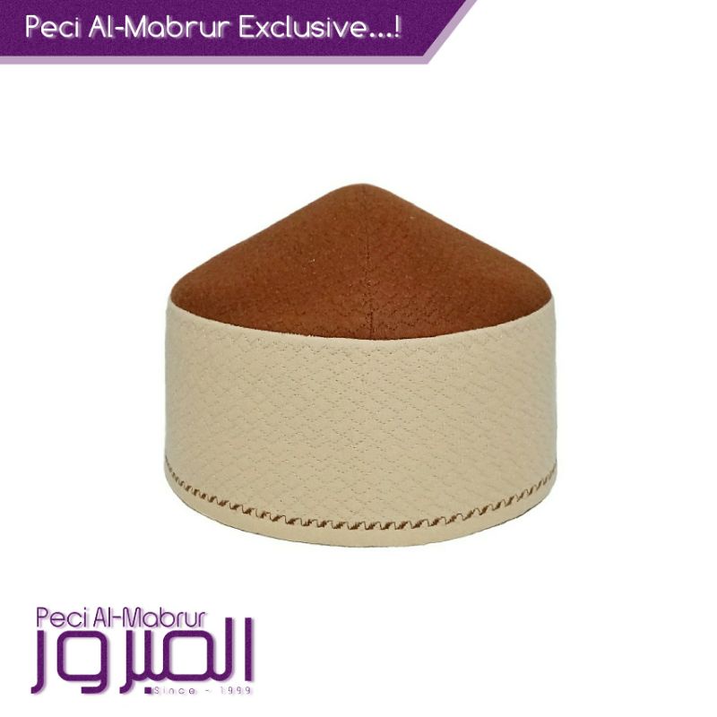 Jual Peci Haji Bulat Kombinasi Cream Coklat Nomor 4 Hingga 12 Custom ...