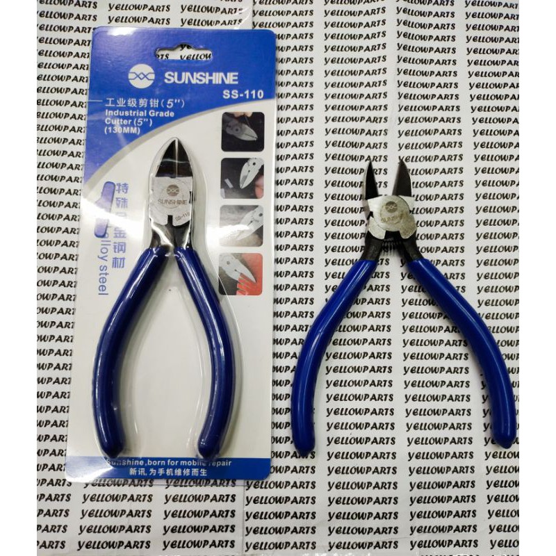Jual TOOLS TANG POTONG CUTTING PLIER SUNSHINE SS-110 ORIGINAL | Shopee ...