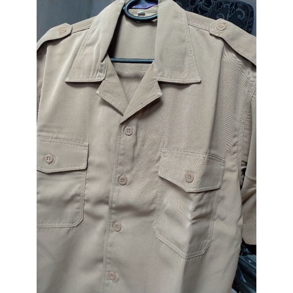 Jual Baju PDH Taruna Taruni/Pakaian Dinas Harian Taruna Taruni/Seragam PDH coklat taruna Pria ...