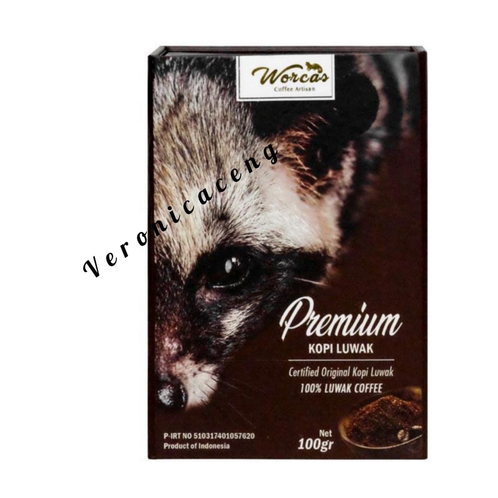 Jual Kopi Luwak Liar Worcas Premium Classic Box Biji / Bubuk Bean ...