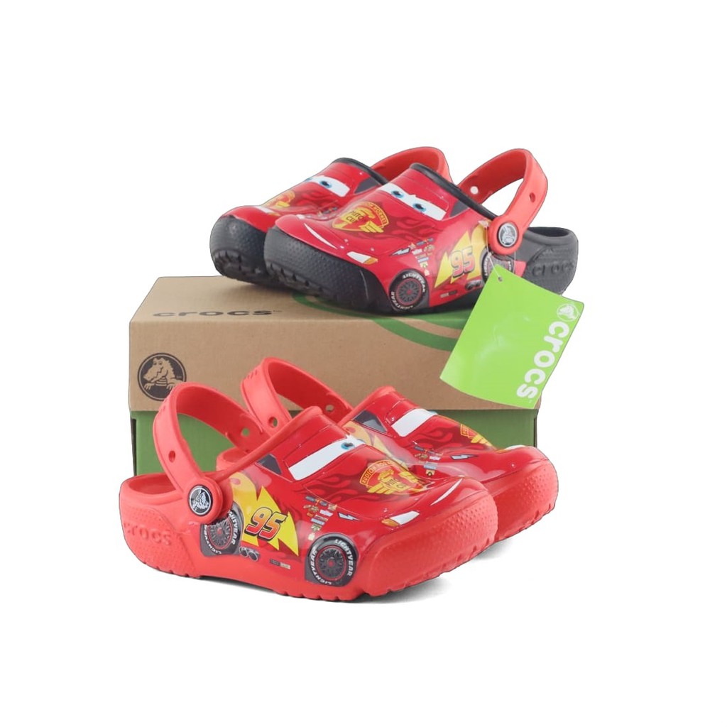 Jual Sepatu Anak Crocs [Original] Kids Karakter Led Cars - Merah ...