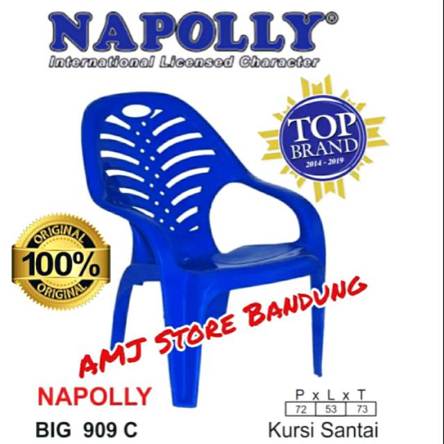 Jual Kursi Napolly Big 909 Kursi Palstik Napolly Sanatai Kursi Santai ...