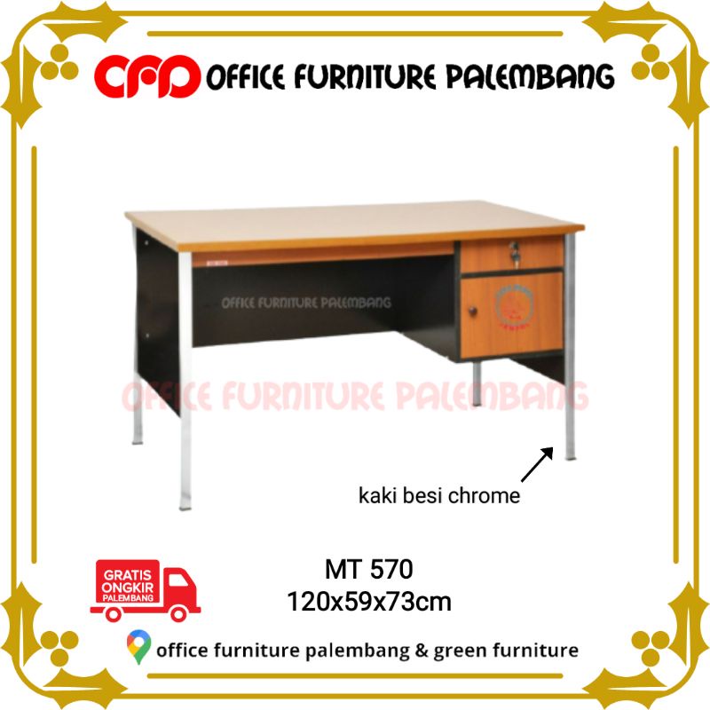 Jual meja kantor mt 570 meja tulis meja belajar meja kerja meja ...