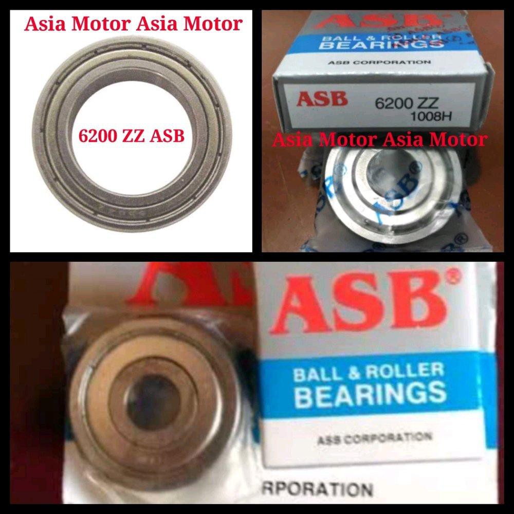 Jual Ball Bearing 6200 ZZ ASB Ukuran 10x30x9 mm Bering Laker Klaher ...