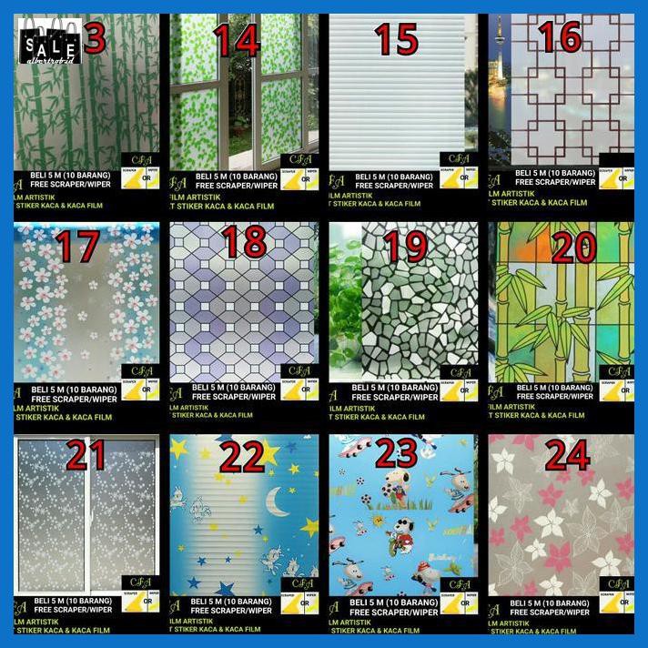 Jual STICKERWALL- STIKER KACA BAGUS BUAT KACA RUMAH BAHAN BAGUS AWET ...