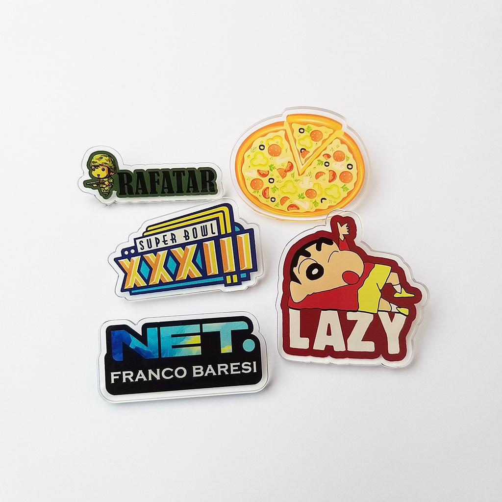 Jual Pin Akrilik Custom bentuk mengikuti gambarnya bisa order satuan ...