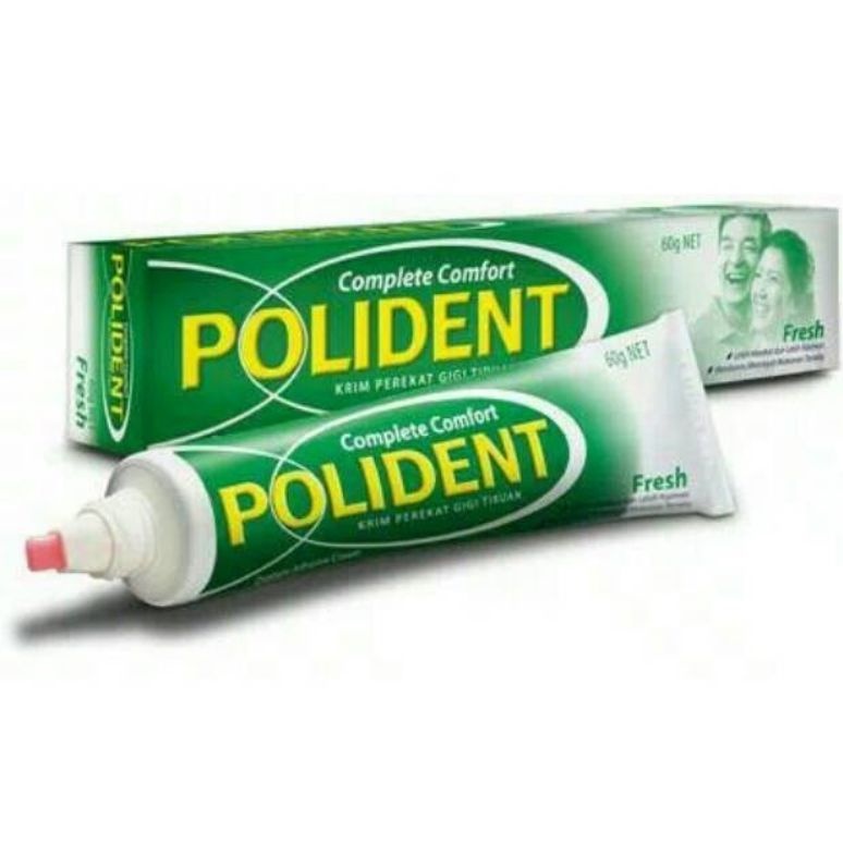 Jual lem gigi paslu POLIDENT | Shopee Indonesia