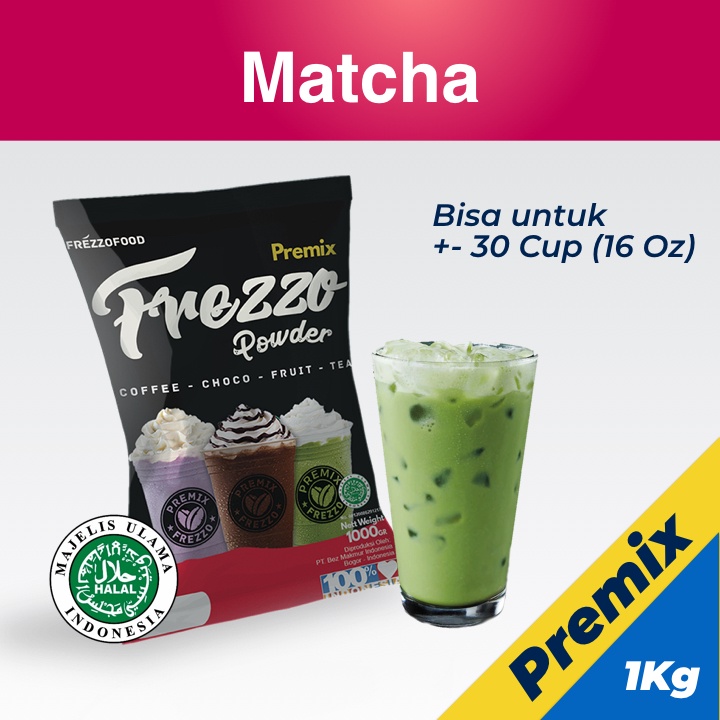 Jual Bubuk Minuman Boba Powder Milkshake DENGAN GULA Premix rasa MATCHA ...