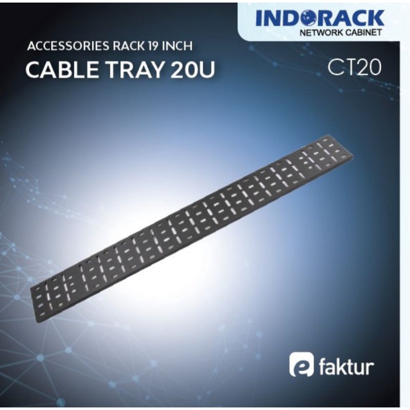 Jual CABLE TRAY FOR 20U STANDING CLOSE RACK LEBAR 80MM & 100MM CT20 ...