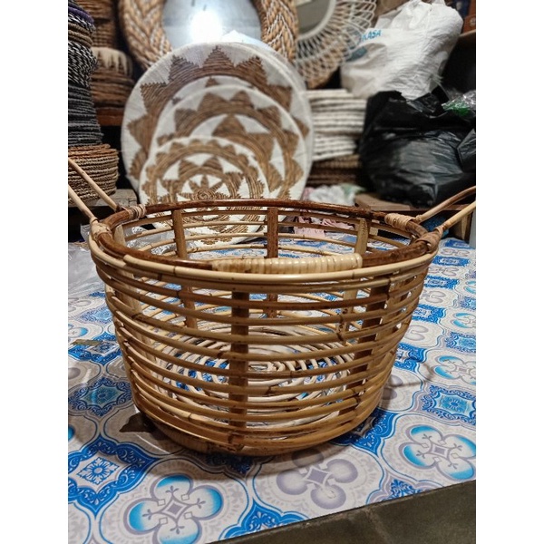 Jual Keranjang Parcel Rotan / Tempat Parcel Besar / Tempat Mainan ...