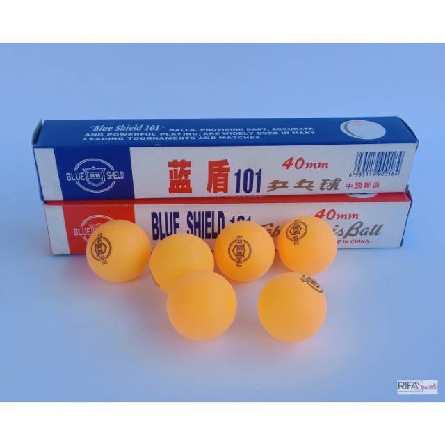 Jual BOLA PING PONG TENIS MEJA SHIELD 101 40 MM ORIGINAL ISI 6 / BOLA TENIS MEJA OLAHRAGA ...