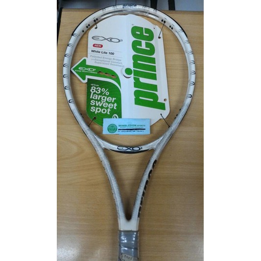 Jual Raket Tenis PRINCE EXO 3 WHITE LITE 100/ Raket Prince ORI | Shopee ...