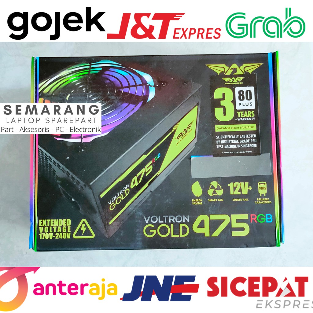 Jual PSU ARMAGEDON VOLTRON GOLD 475watt Power Supply Rgb Gaming Armaggeddon | Shopee Indonesia