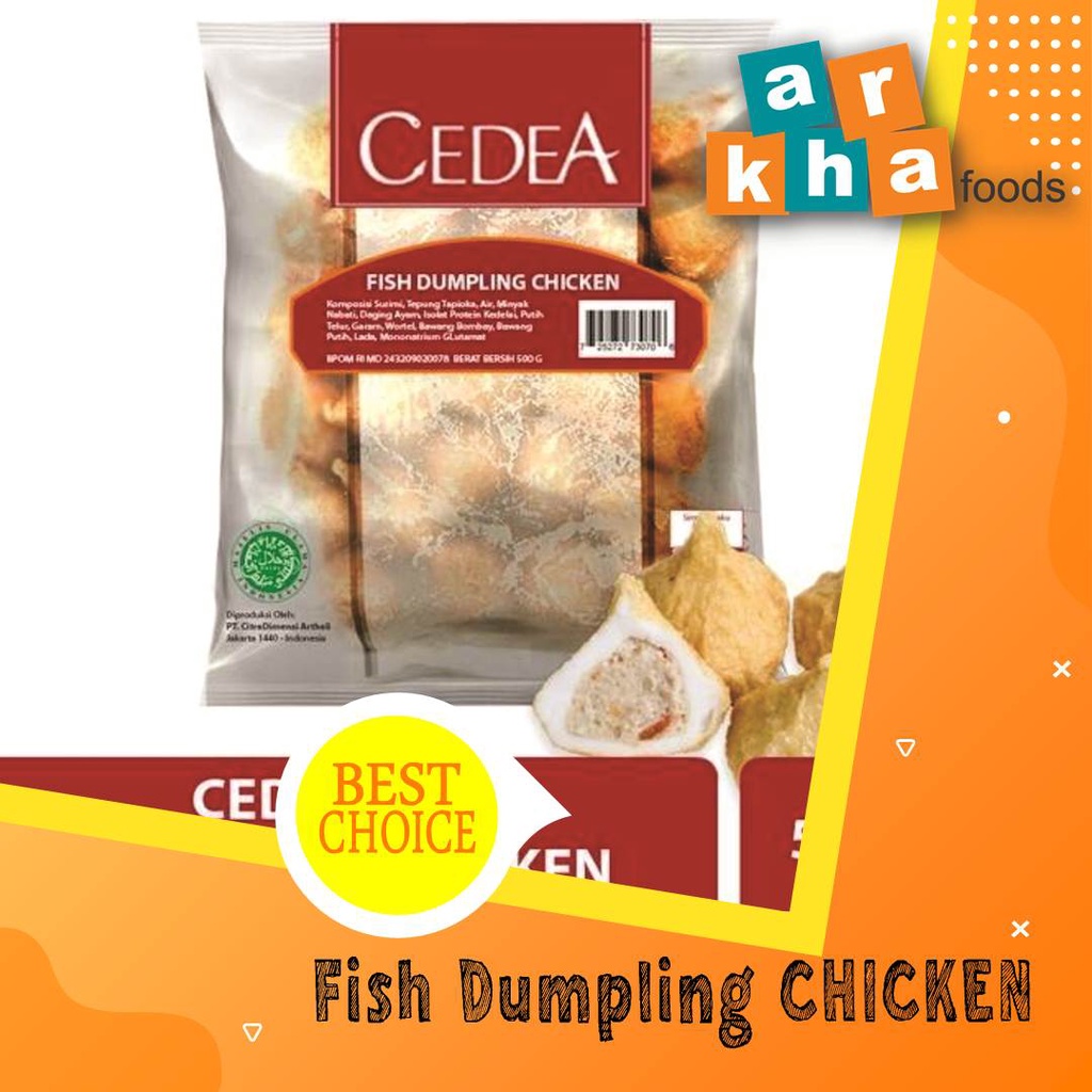 Jual DUMPLING AYAM CEDEA FISH DUMPLING CHICKEN 500GR DUMPLING IKAN ISI ...