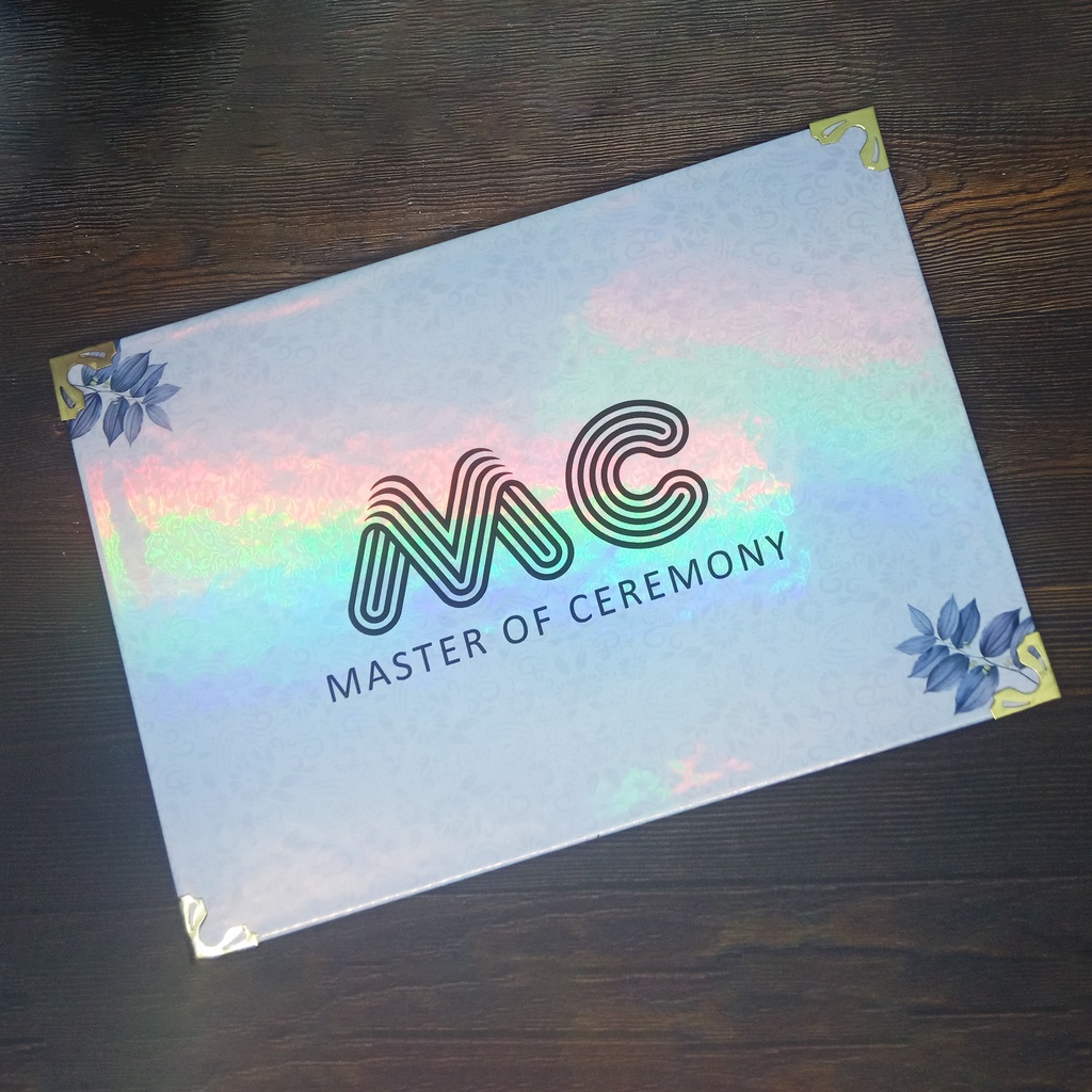 Jual QCard MC Handmade HOLOGRAM A5 WATERPROOF Tebal CUSTOM Cue Card | Shopee Indonesia