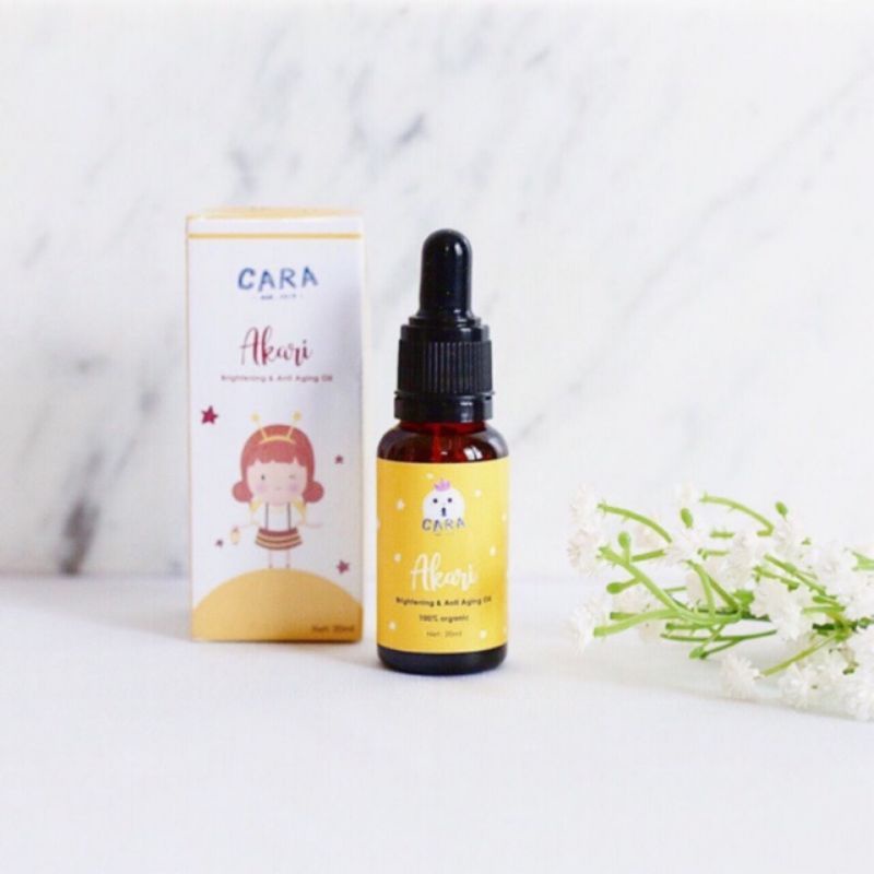 Jual Cara Akari Face Oil (Brightening & Anti-Aging) 20 ML | Shopee ...