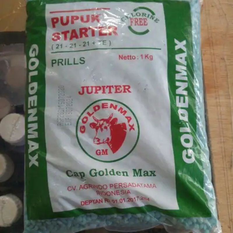 Jual Pupuk Starter 21-21-21 JUPITER Goldenmax 1kg | Shopee Indonesia