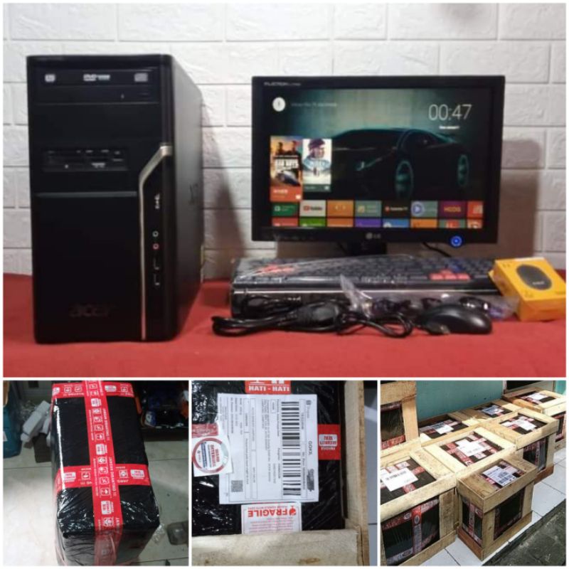 Jual KOMPUTER Set core i3 LCD 16 INCH RAM 4 GB HDD 250/320 GB KEYBOARD ...