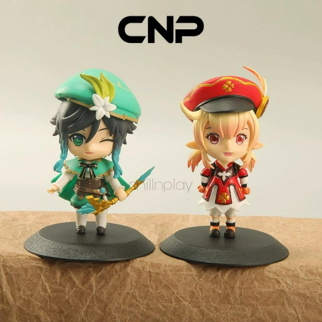 Jual MAINAN ACTION FIGURE GAMER GENSHIN IMPACT KLEE VENTI SET HIASAN ...