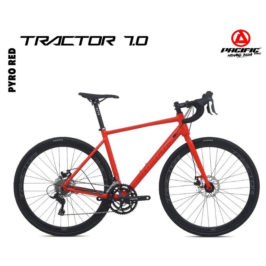 Jual Sepeda Roadbike PACIFIC TRACTOR 7.0 Alloy 20 Speed Disc Balap 700C ...