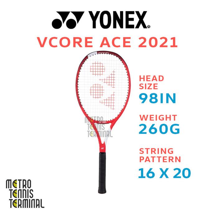 Jual Yonex Vcore Ace Red White 2021 Tennis ( Raket Tenis ) | Shopee Indonesia