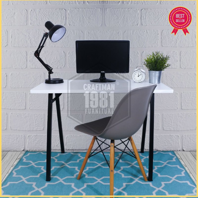 Jual Meja Komputer Belajar Laptop 100x50 Simple Minimalis | Shopee ...