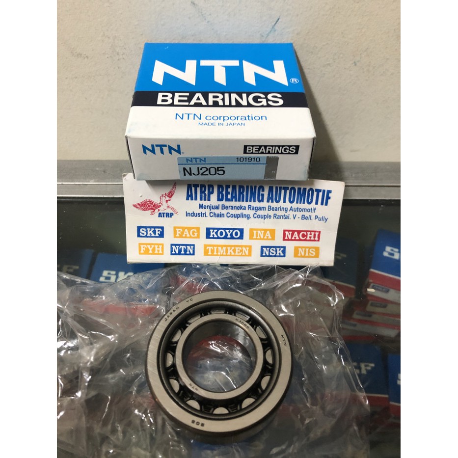Jual CYLINDRICAL ROLLER BEARING NJ 205 25X52X15 NTN JAPAN | Shopee Indonesia